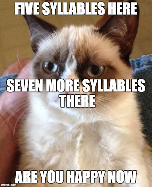 Any takers on doing a Haiku Weekend? - Imgflip