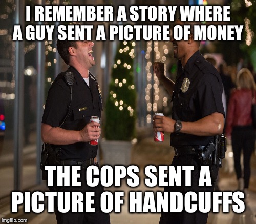 I just opened the envelope. First ticket I've gotten since I was 16. I ...