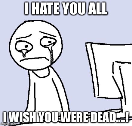 crying computer reaction - Imgflip