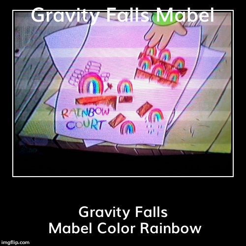 Gravity Falls Mabel Color Rainbow - Imgflip