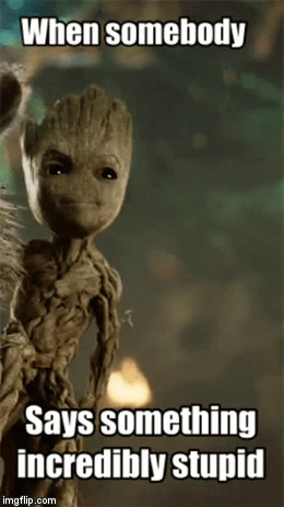 Groot's Had Enough of Your Stupidity - Imgflip