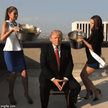 Ice bucket challenge Trump style - Imgflip