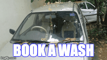 BOOK A WASH - Imgflip