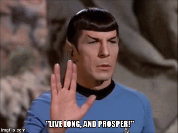 spock live long and prosper - Imgflip