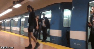 What in subway station? the strongest man in the world - Imgflip