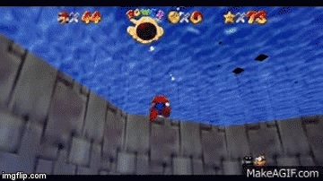 Mario 64 drowning - Imgflip