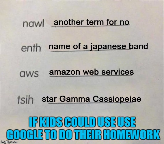 Funny Homework....technically this is not a wrong answer - Imgflip