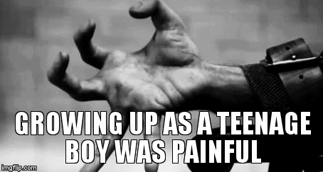 As a Teenager I Always had Cramp in my Right Hand - Imgflip