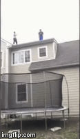 Trampoline Fail - Imgflip
