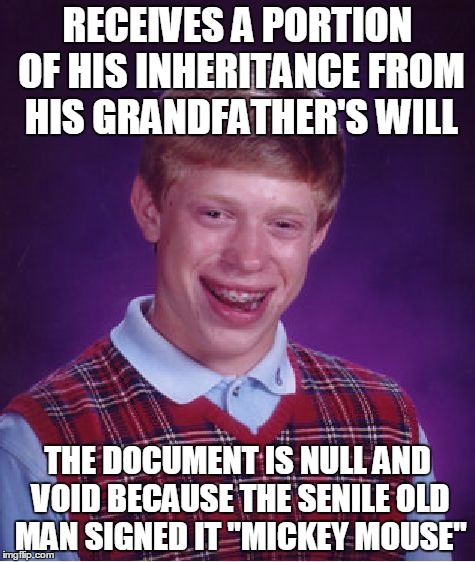 Bad Luck Brian Meme - Imgflip