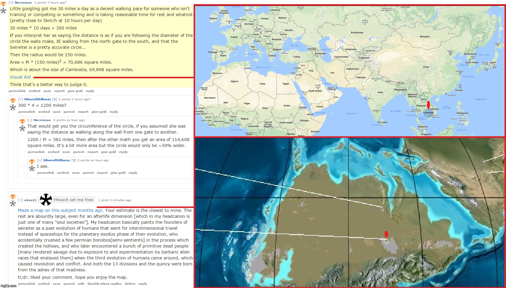 Yoruichi, said Seireitei's gates are 10 days walk apart, and the ...