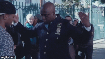 Captain Holt Powering Down - Imgflip