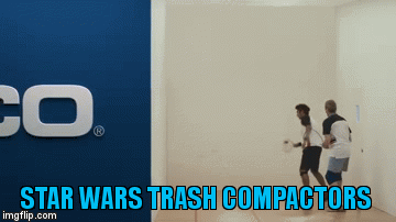 Star wars trash compactors by geico - Imgflip