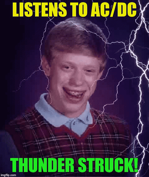 In Theory Shouldn't It Be ''Lightning Struck''? Just doesn't have the ...