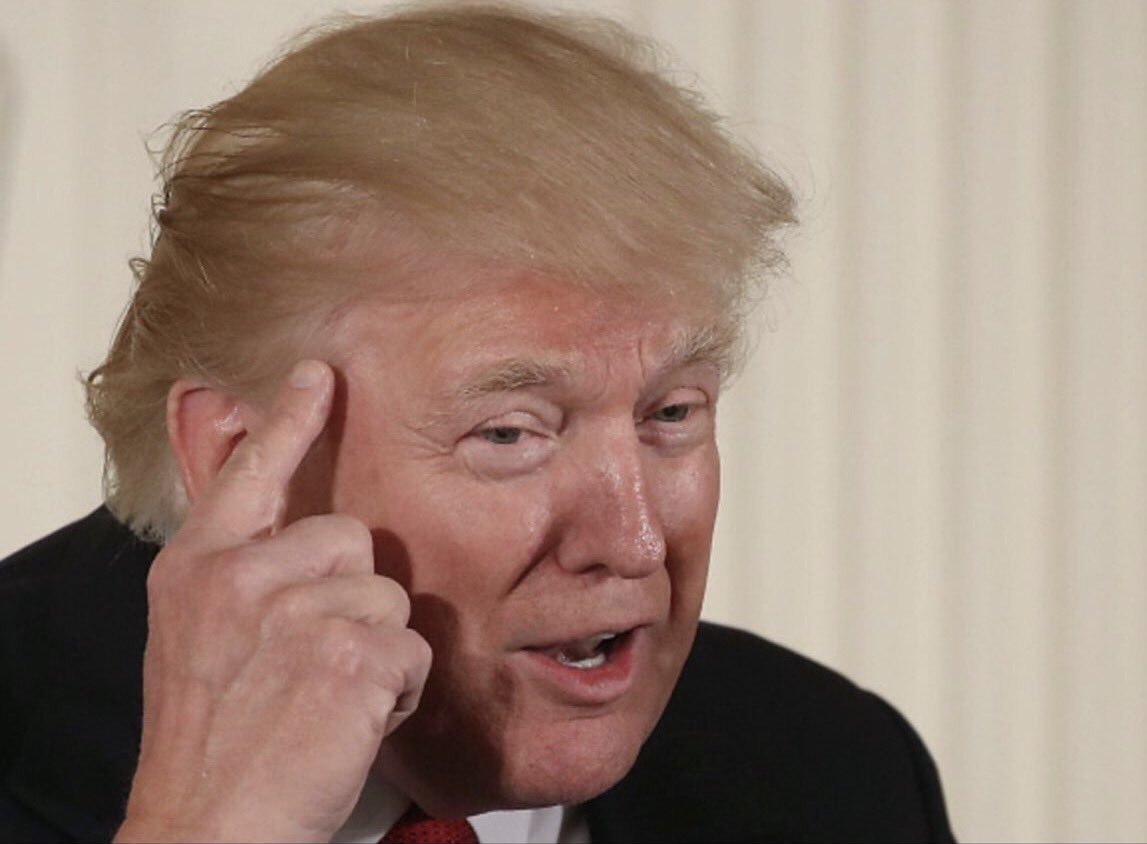 Thinking Trump Blank Template Imgflip