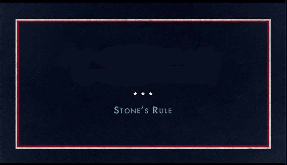Stone's Rule Blank Template - Imgflip