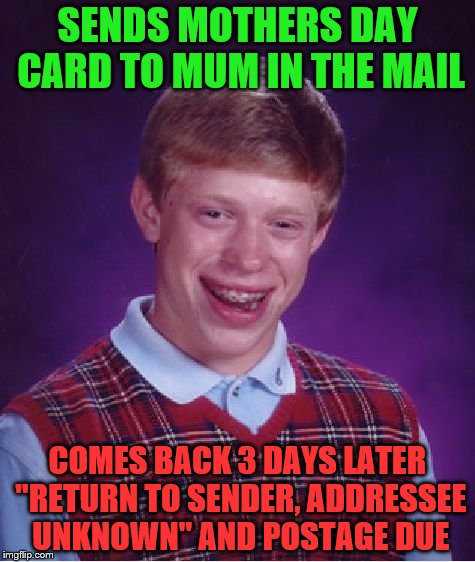 Bad Luck Brian Meme - Imgflip