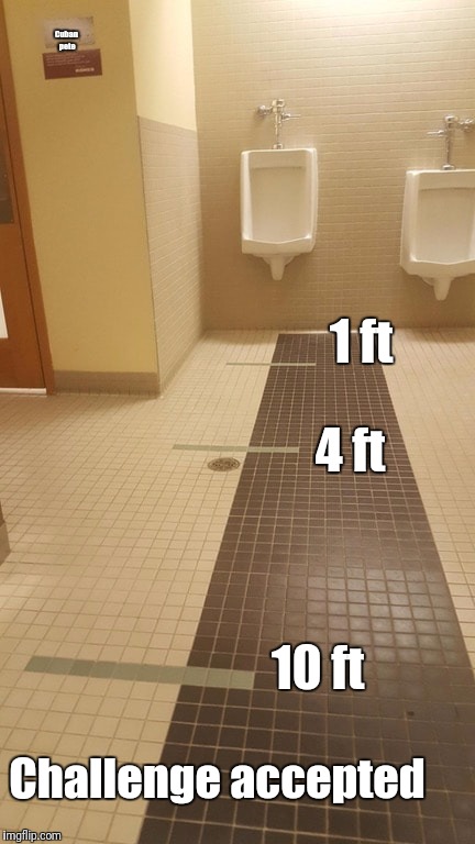 Dare You Take The Urinal Challenge Imgflip
