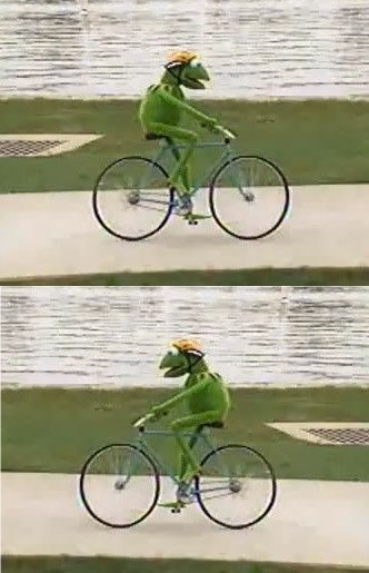 Kermit Bike Blank Template Imgflip