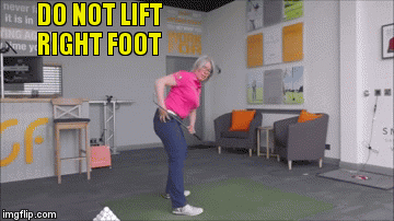 Golf: Right Foot Error - Imgflip