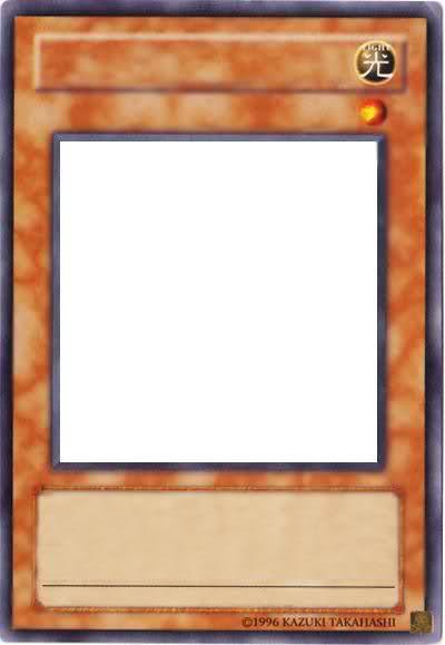 Yugioh Card Template Blank Template Imgflip