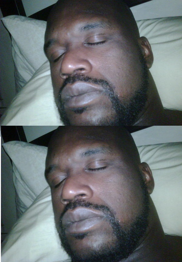 Shaq Sleeping Meme Template