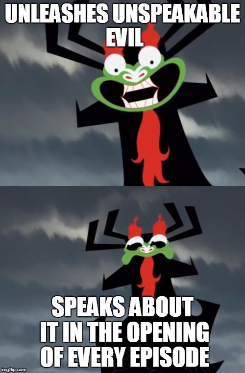 Dissatisfied Aku - Imgflip