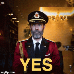 Captain obvious saying yes, with the word "yes" - Imgflip