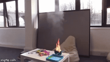 When you "accidentally" set fire to your Furby... - Imgflip