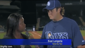 (Close Call) Baseball Player Saves Reporter! - Imgflip