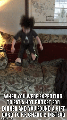 When you expected to have an egg and water for dinner but you find a ...