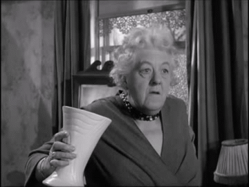 Miss Marple throws a vase - Imgflip