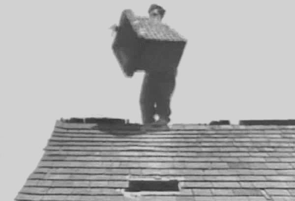 oh, the roofer dropped in today - Imgflip