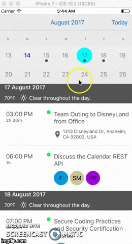 GitHub - shaheenmbasheer/MicrosoftiOSChallenge: Custom Calender implementation