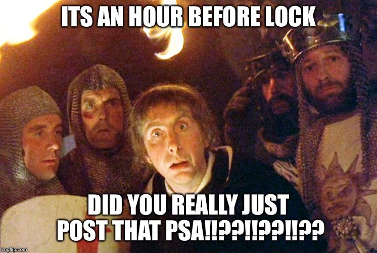 Image tagged in brother maynard wtf monty python and the holy grail ...