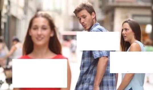 Jealous Girlfriend er Temptation Blank Template Imgflip