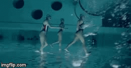 Synchronized Swimming Viewed From Underwater! ‿ - Imgflip