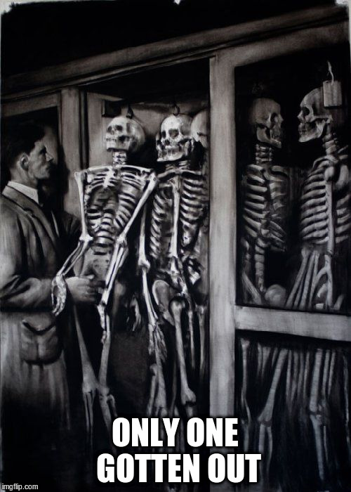 Scared Skeleton - Imgflip