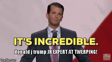 donald j trump jr super bigly yuge tremendous expert at twerping! - Imgflip