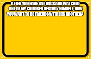 Blank Yellow Sign Meme - Imgflip