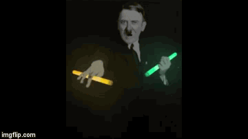 Hitler With Glowsticks - Imgflip
