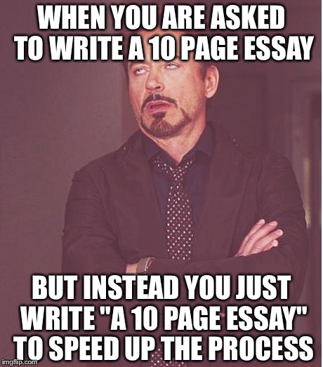 Essay Writing Imgflip