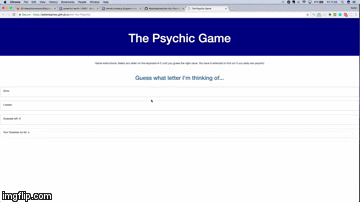 The Psychic Game - Imgflip