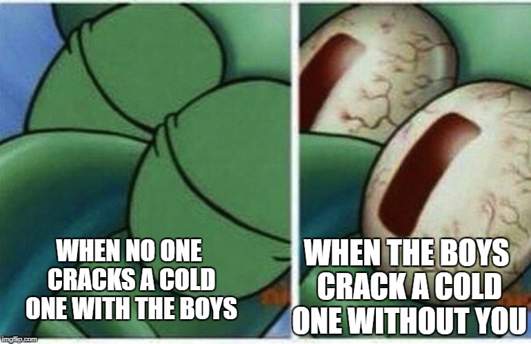 Squidward wakes up - Imgflip