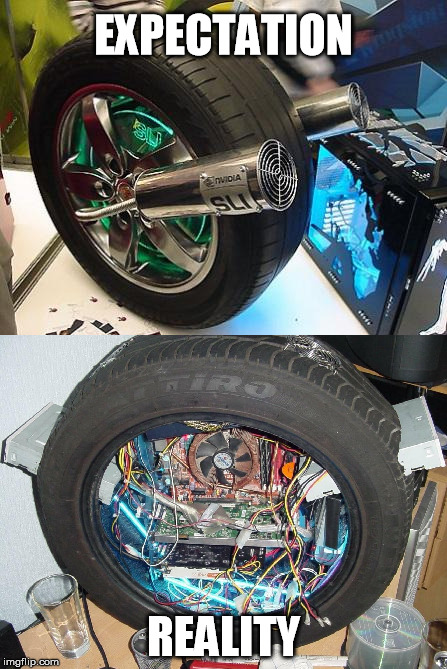Tire computer case : r/DiWHY