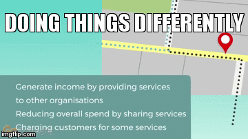 Doing things differently - Imgflip