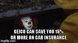 Geico clown - Imgflip