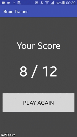 GitHub - ardaozceviz/BrainTrainer: Android problem solving game