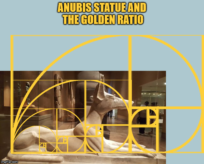 Anubis statue and the Golden Ratio. - Imgflip