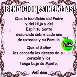 Bendiciones infinitas - Imgflip